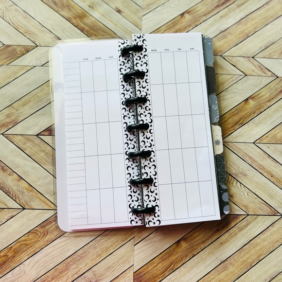 Hand Crafted | Office | Happy Planner Skinny Mini Undated Monthly ...